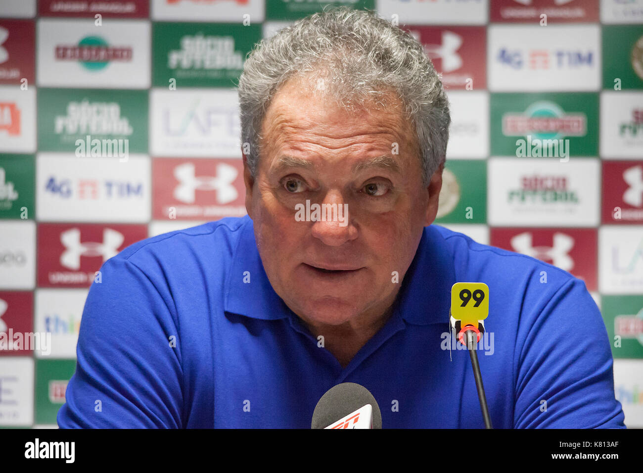 Curitiba, Brazil. 17th Sep, 2017. Fluminense coach Abel Braga at the ...