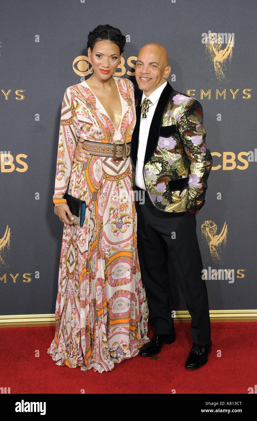 Los Angeles, California, USA. 17th Sep, 2017. Rickey Minor, Rachel ...