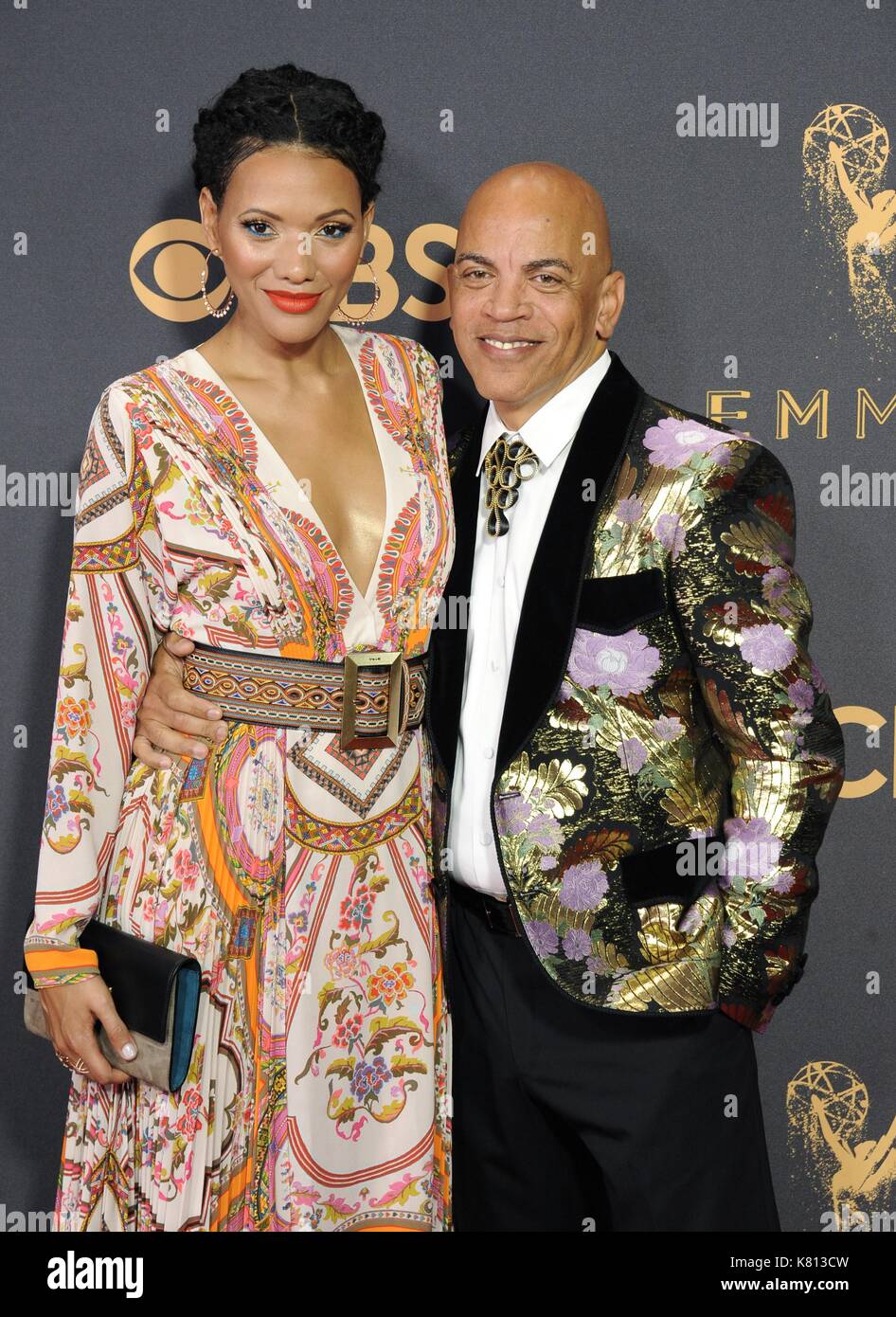 Los Angeles, California, USA. 17th Sep, 2017. Rickey Minor, Rachel ...