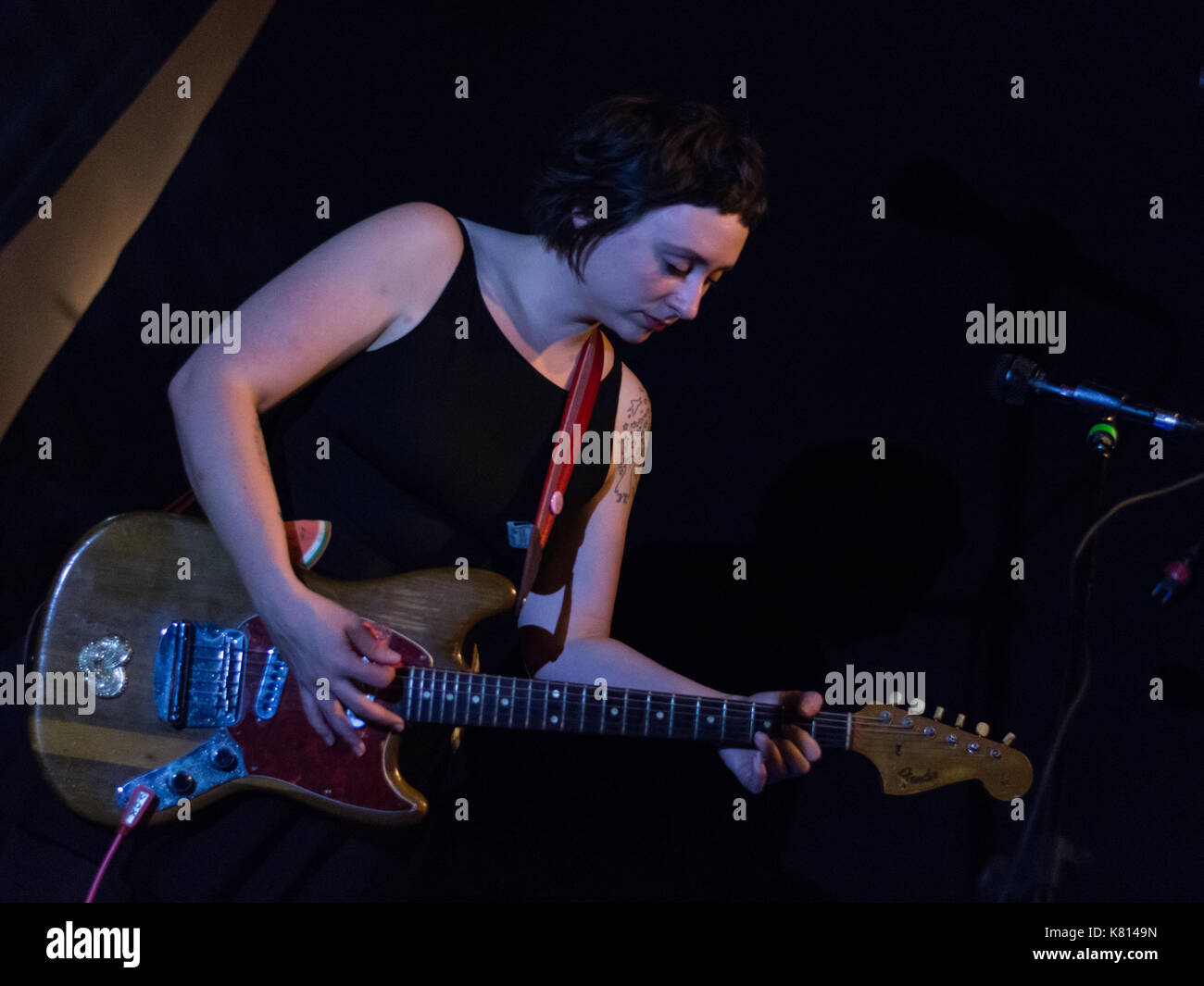 Milan, Italy. 17th Sep, 2017. American Indie rock singer Allison ...