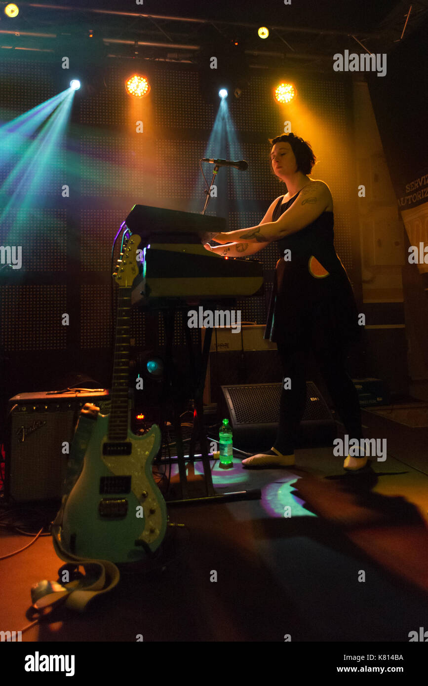 Milan, Italy. 17th Sep, 2017. American Indie rock singer Allison ...