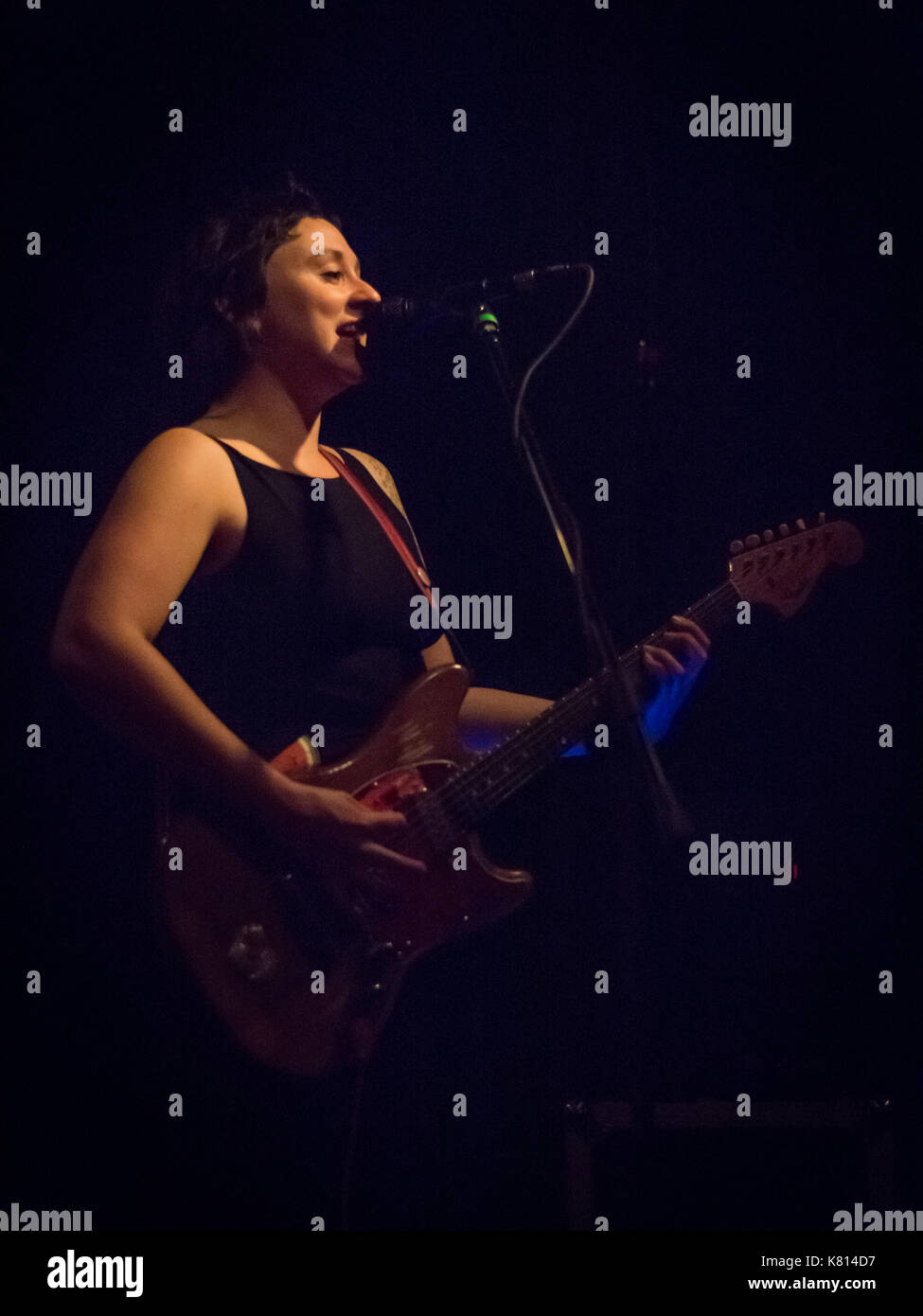 Milan, Italy. 17th Sep, 2017. American Indie rock singer Allison ...