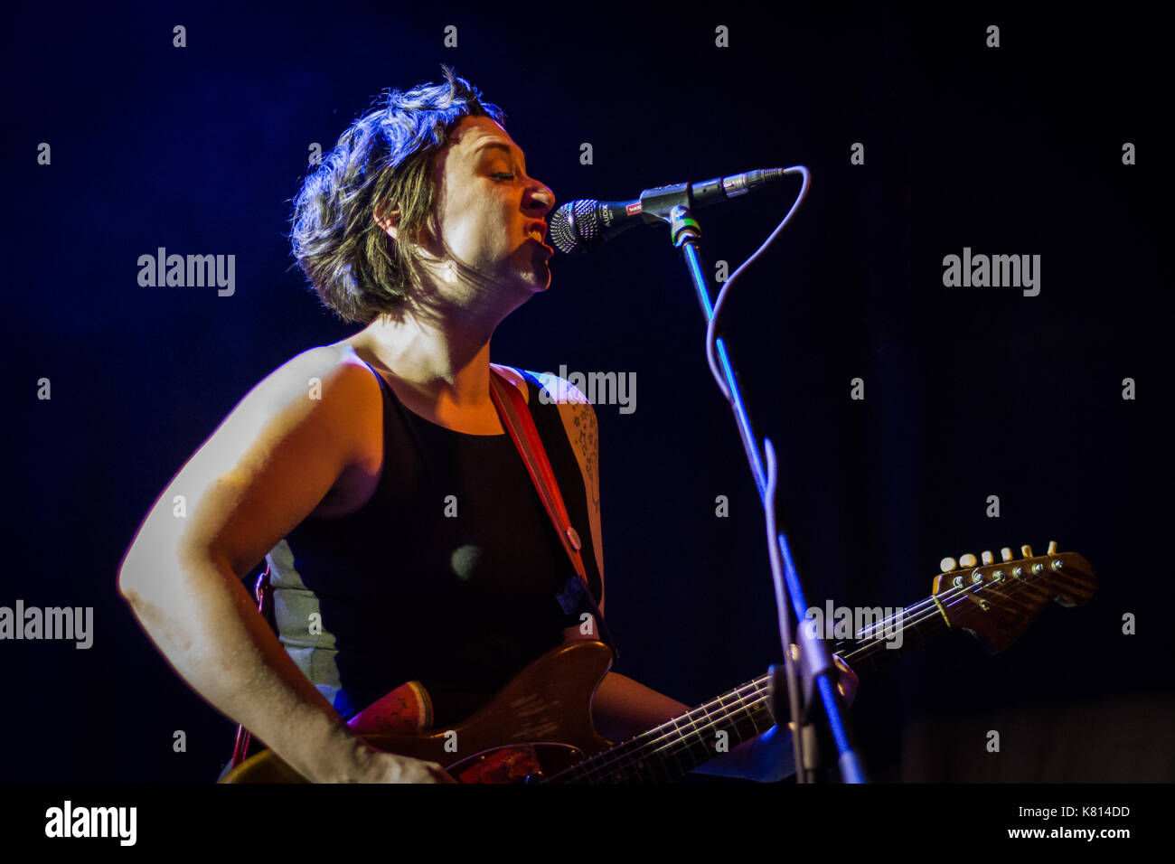 Milan, Italy. 17th Sep, 2017. American Indie rock singer Allison ...