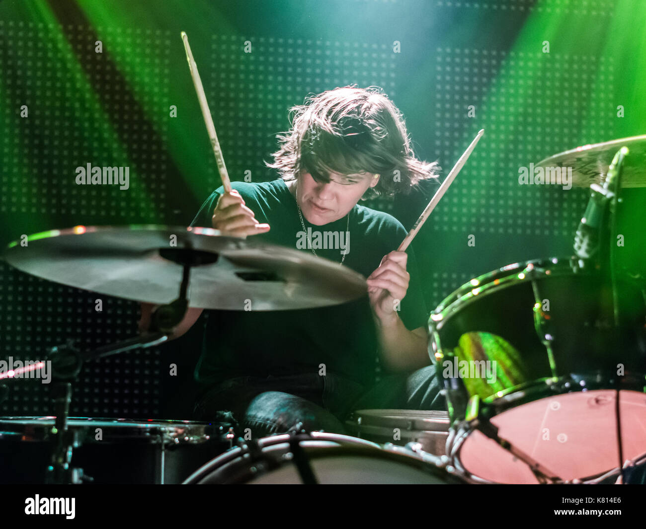 Milan, Italy. 17th Sep, 2017. American Indie rock singer Allison ...