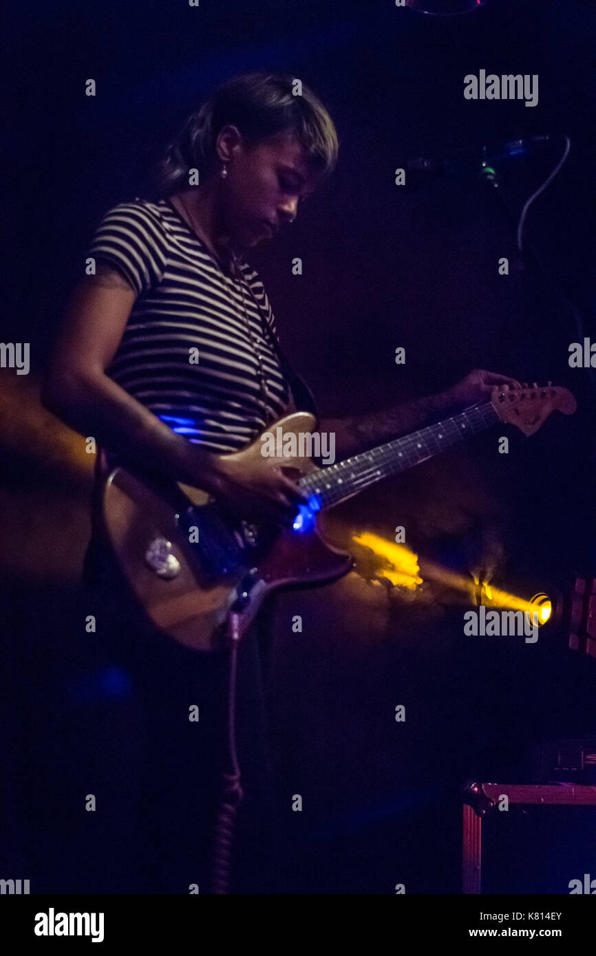 Milan, Italy. 17th Sep, 2017. American Indie rock singer Allison ...