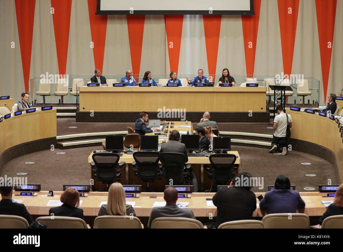 United Nations, New York, USA, September 13 2017 - Amir Dossal, NASA ...