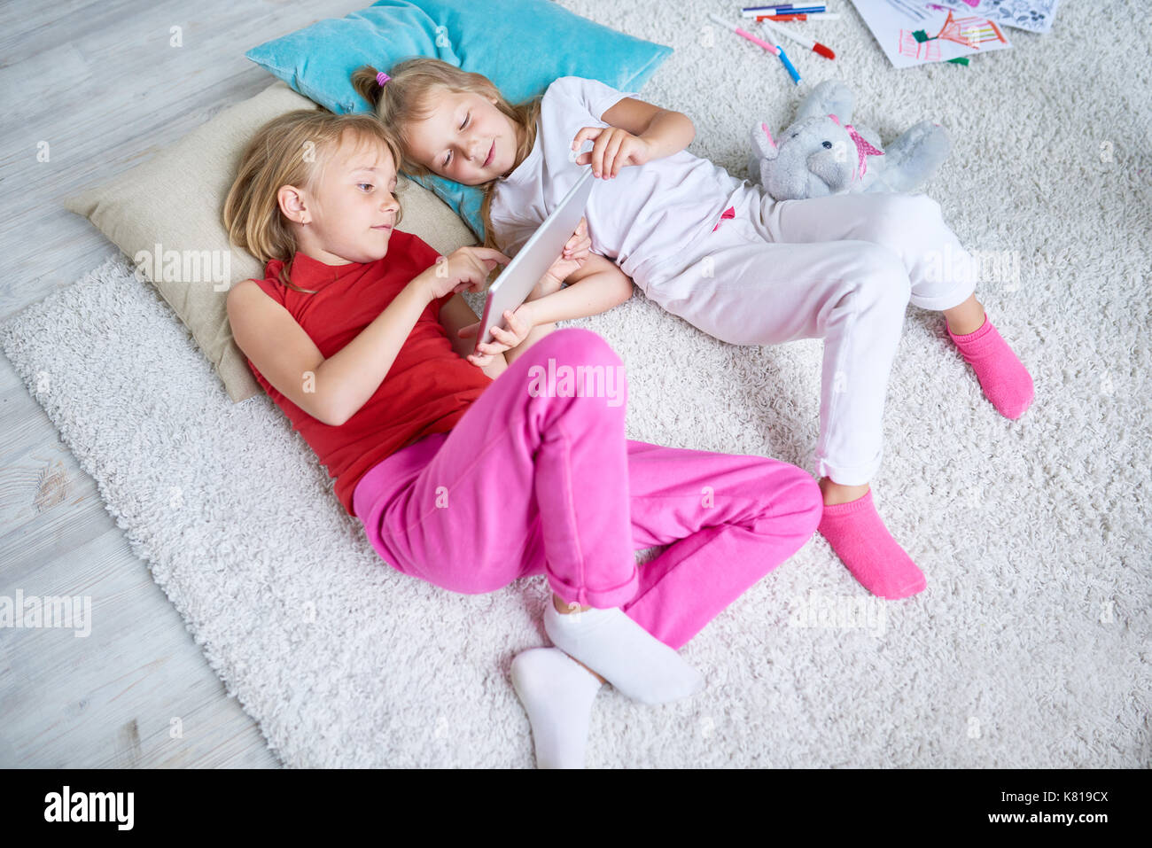 Pleasant Moments of Friendship Stock Photo - Alamy