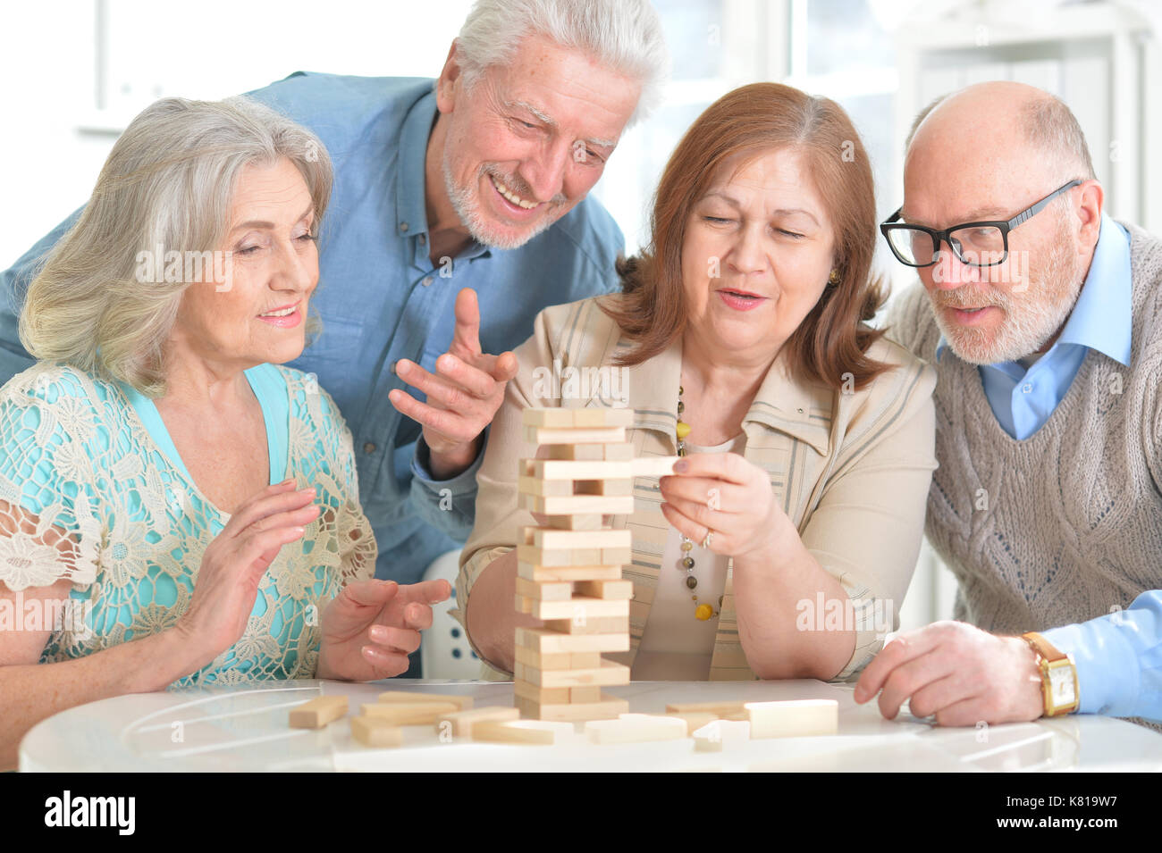 Older couples having fun hi-res stock photography and images - Alamy