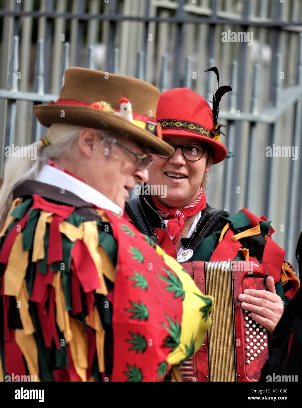 Morris dancer vintage hi-res stock photography and images - Alamy