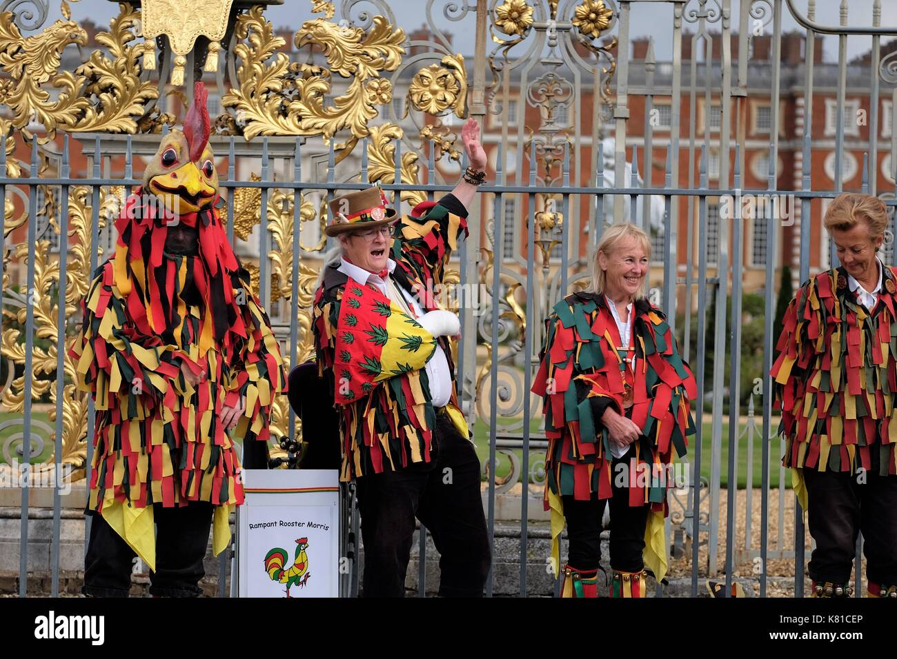 morris dancer and instrument Stock Photo - Alamy