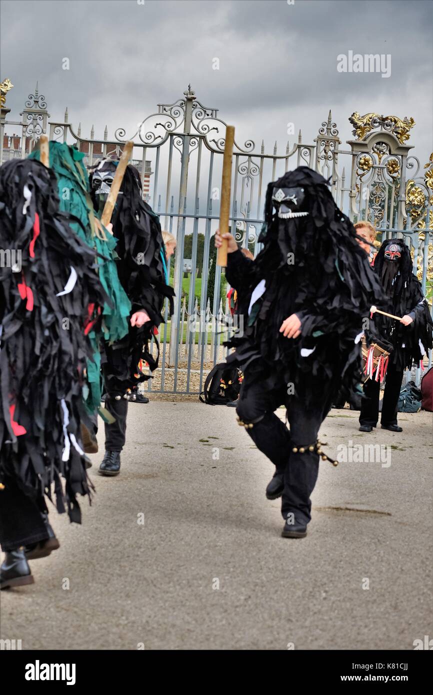 morris dancer and instrument Stock Photo - Alamy