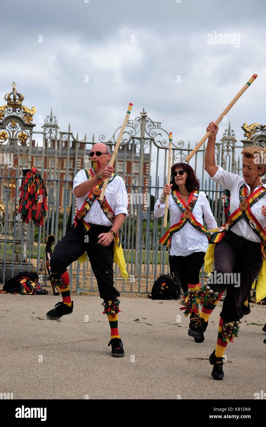 morris dancer and instrument Stock Photo - Alamy