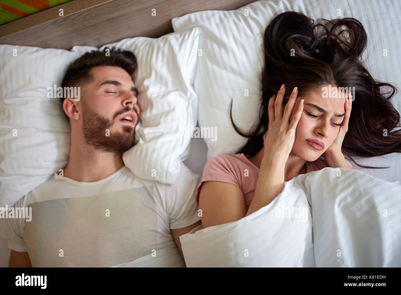Women snoring hi-res stock photography and images - Alamy
