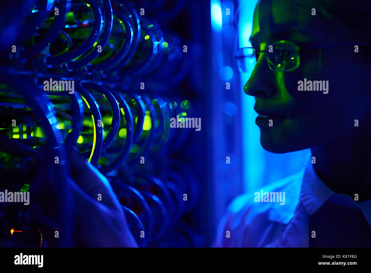 Female Computer Scientist Stock Photo - Alamy