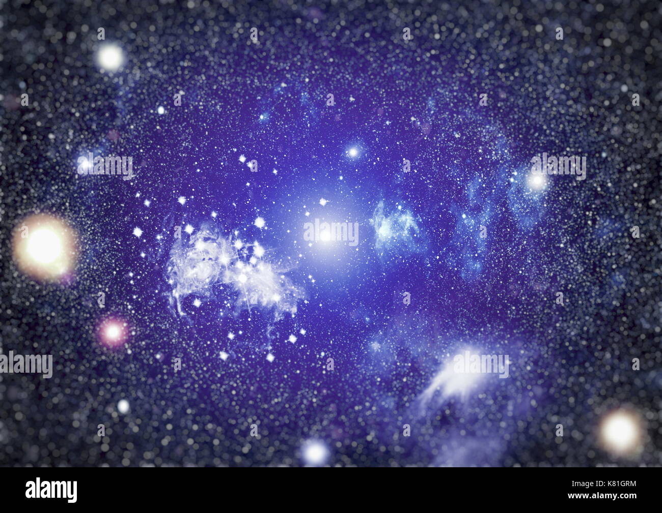 Deep space. High definition star field background . Starry outer space ...