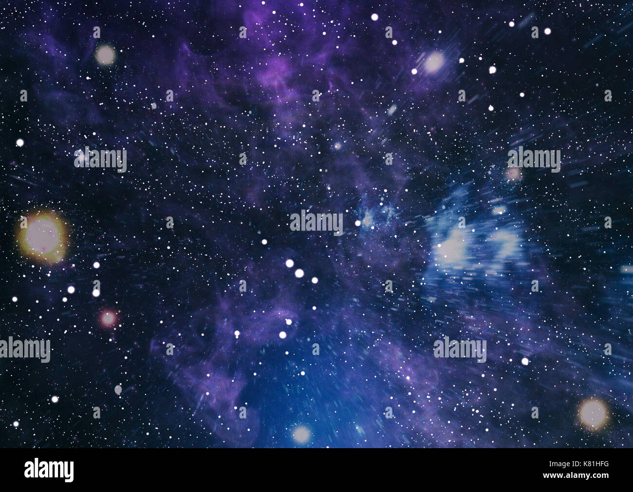 Deep space. High definition star field background . Starry outer space ...