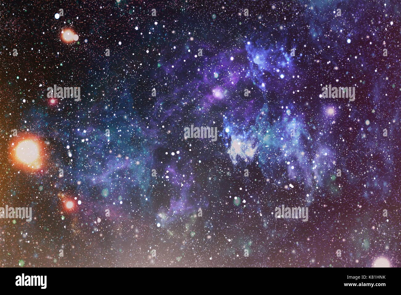 Deep space. High definition star field background . Starry outer space ...