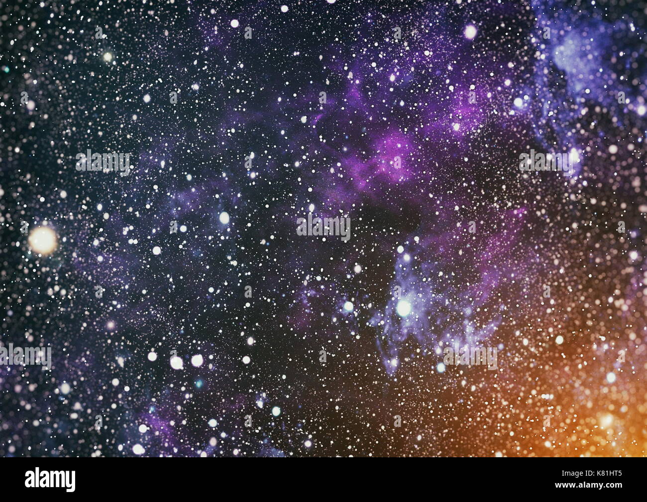 Deep space. High definition star field background . Starry outer space ...