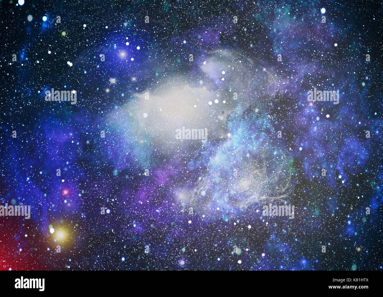 Deep space. High definition star field background . Starry outer space ...