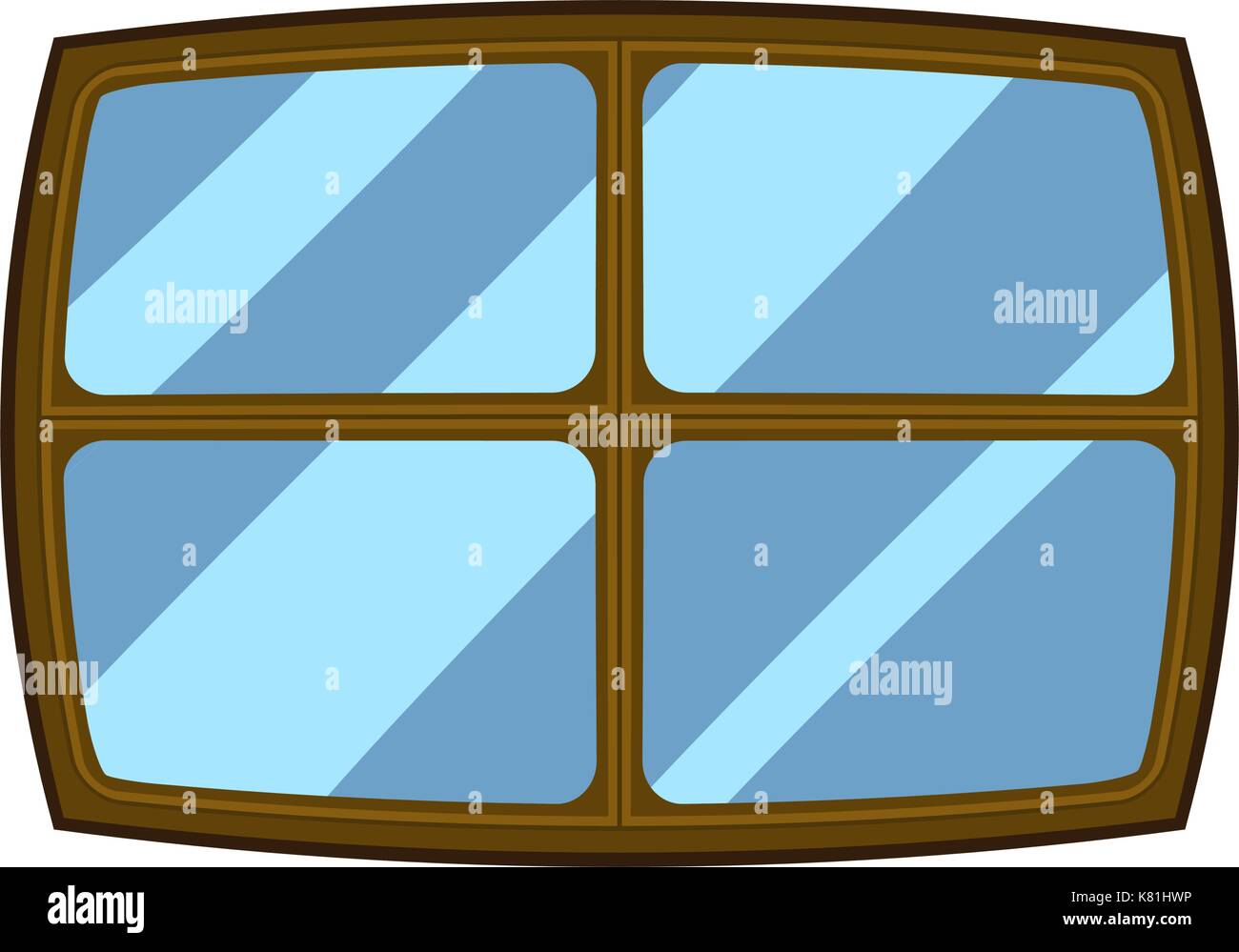 Window cartoon vector symbol icon design. Beautiful illustration ...