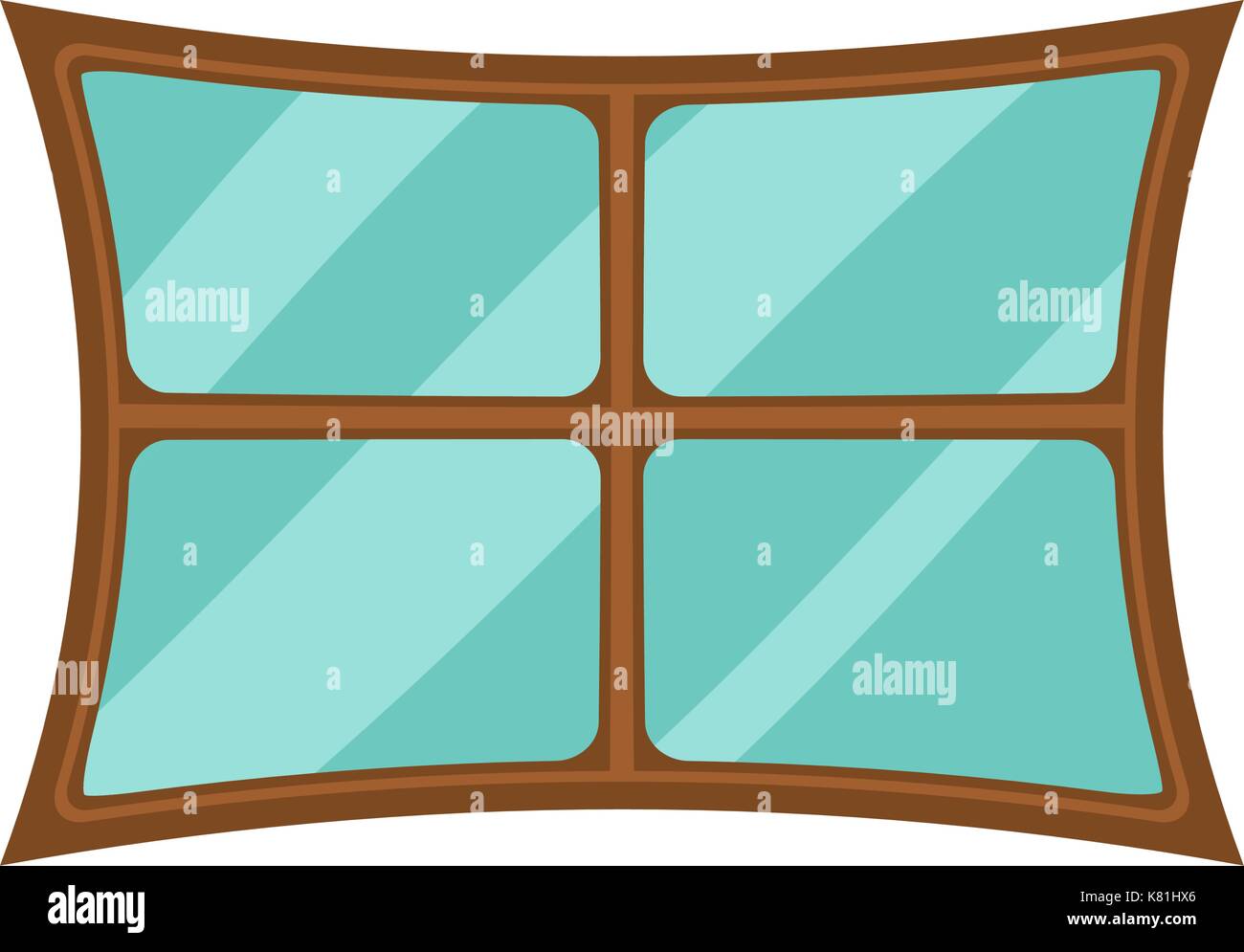 Window cartoon vector symbol icon design. Beautiful illustration ...