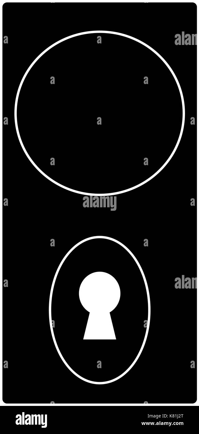 dooe knob, handle vector symbol icon design. Beautiful illustration ...