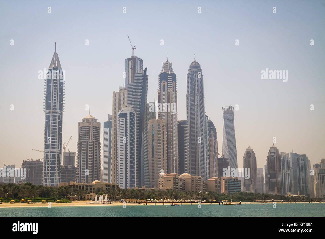Dubai - World's Tallest Block Stock Photo - Alamy