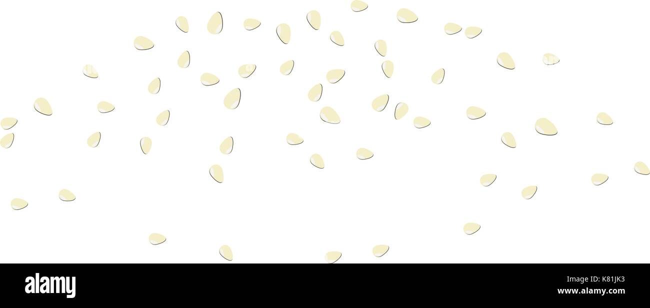 Sesame seed Stock Vector Images - Alamy