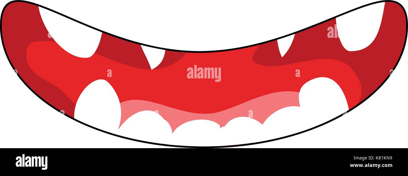 cute teeth smile vector symbol icon design. Beautiful illustration ...