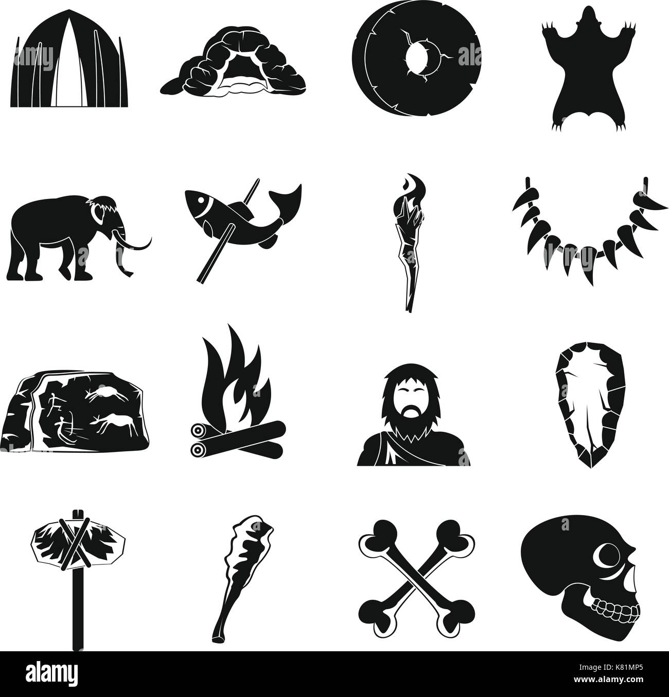 Stone age wheel Stock Vector Images - Alamy