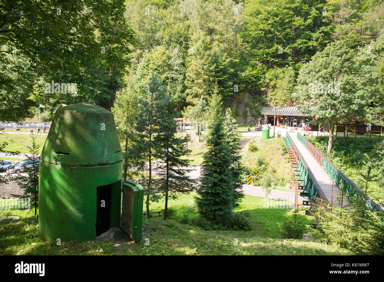 The model of the rocket V2 outside Riese Walimskie Drifts Complex ...