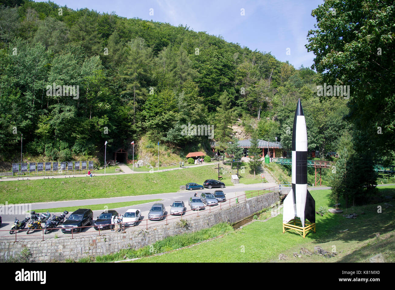The model of the rocket V2 outside Riese Walimskie Drifts Complex ...