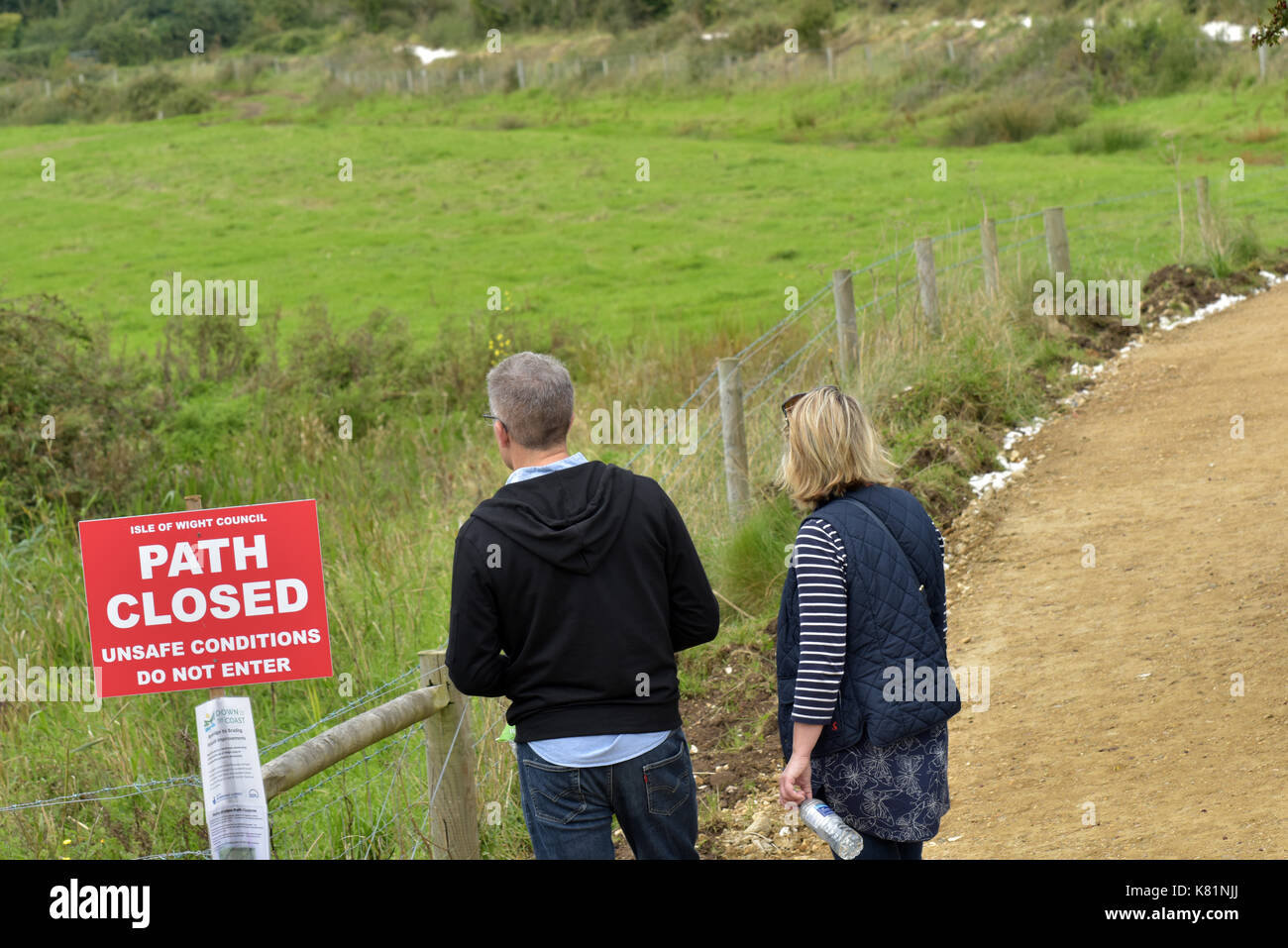 Ramblers disregarding keep out signs hi-res stock photography and ...