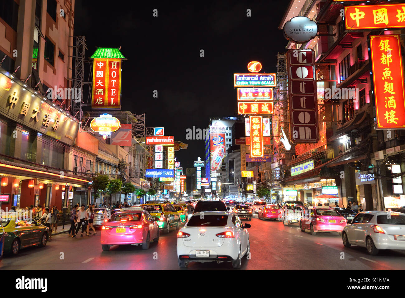 Bangkok at night Stock Photo - Alamy