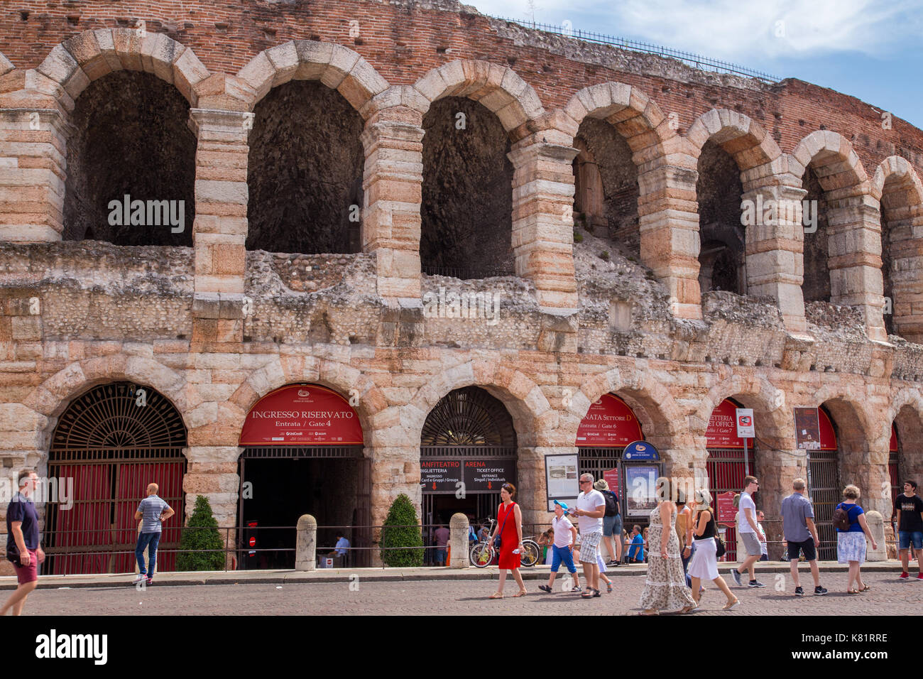 Roman Arena Aphitheatre, Verona, Italy Stock Photo - Alamy