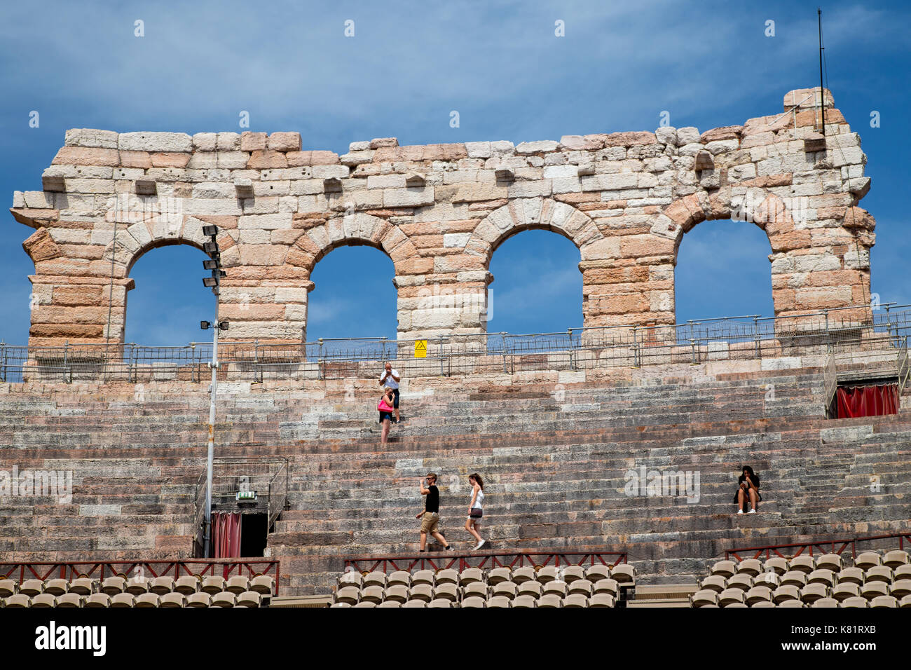 Roman Arena Aphitheatre, Verona, Italy Stock Photo - Alamy