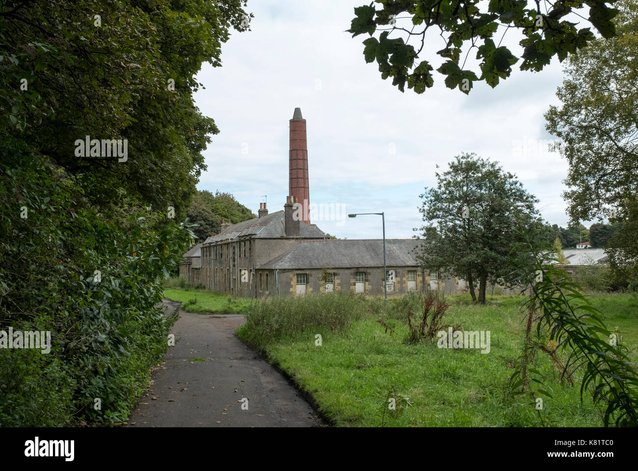 The grounds of the former Bangour Village hospital, Dechmont, West ...