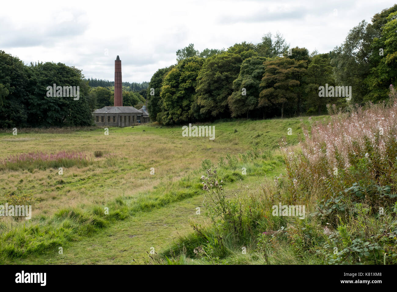 The former football and cricket field in the grounds of the former ...