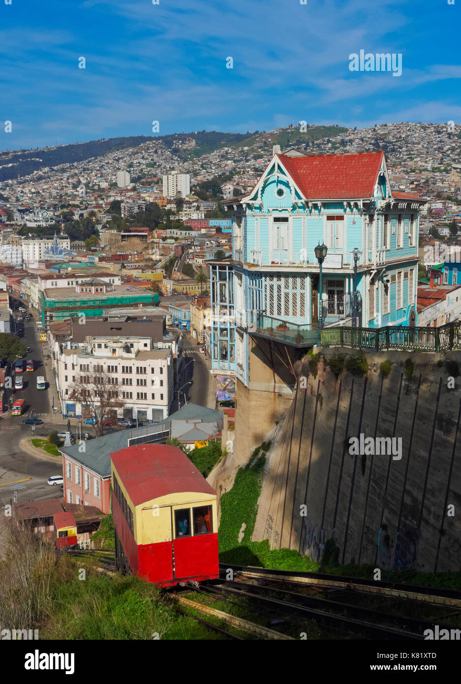 Valparaiso Funicular High Resolution Stock Photography and Images - Alamy