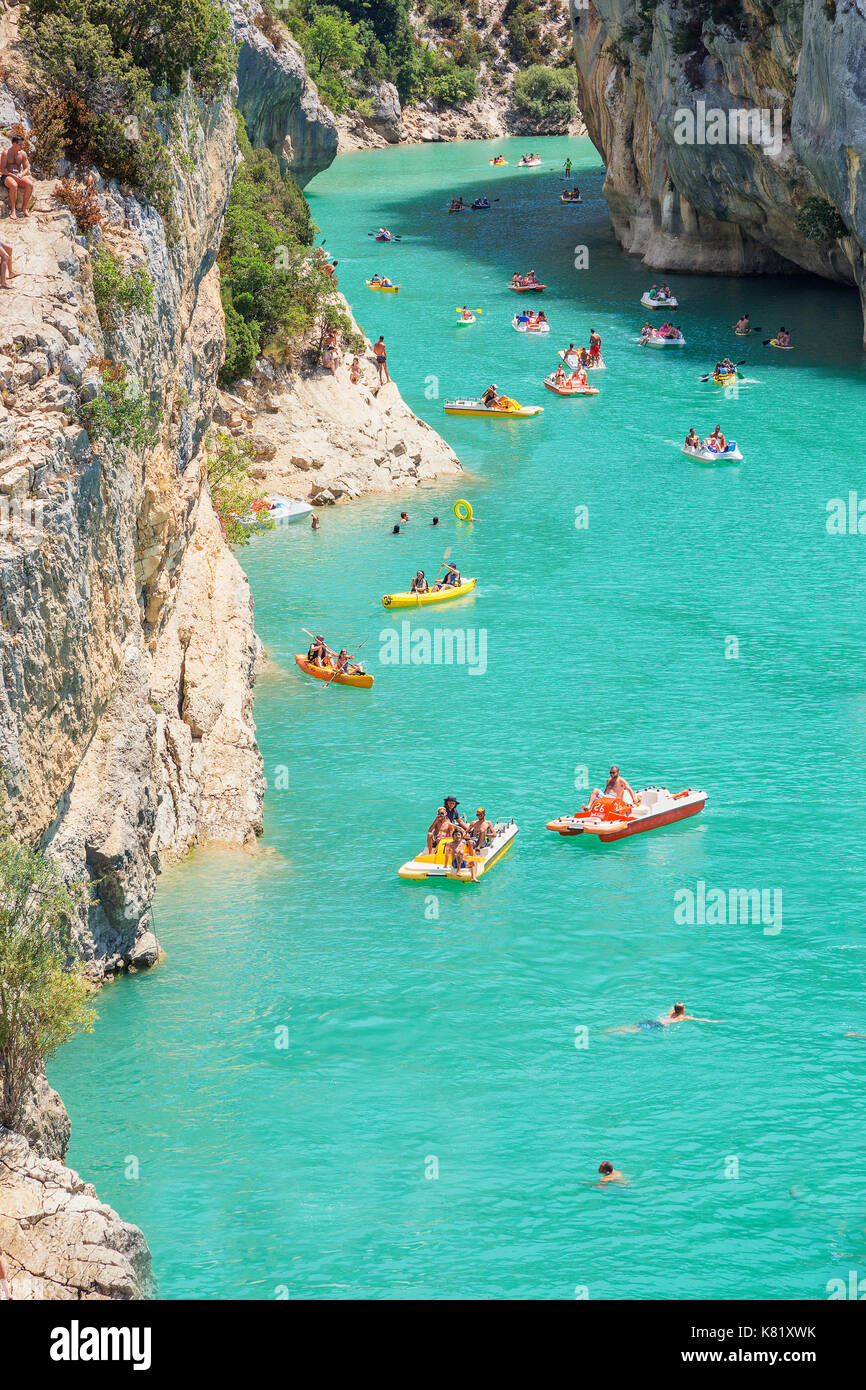 Lake of St.Croix, Gorges du Verdon, Provence-Alpes-Cote d'Azur ...