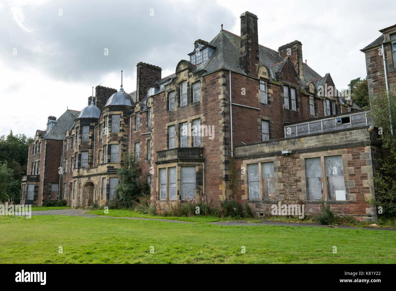 The nurses home in the grounds of the former Bangour Village hospital ...