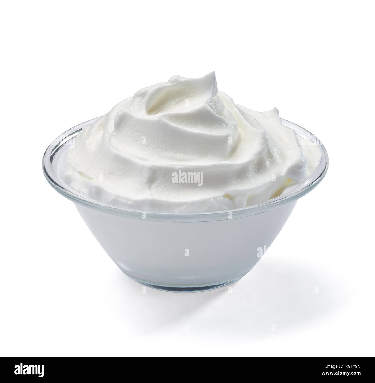 Yoghurt cream Cut Out Stock Images & Pictures - Alamy