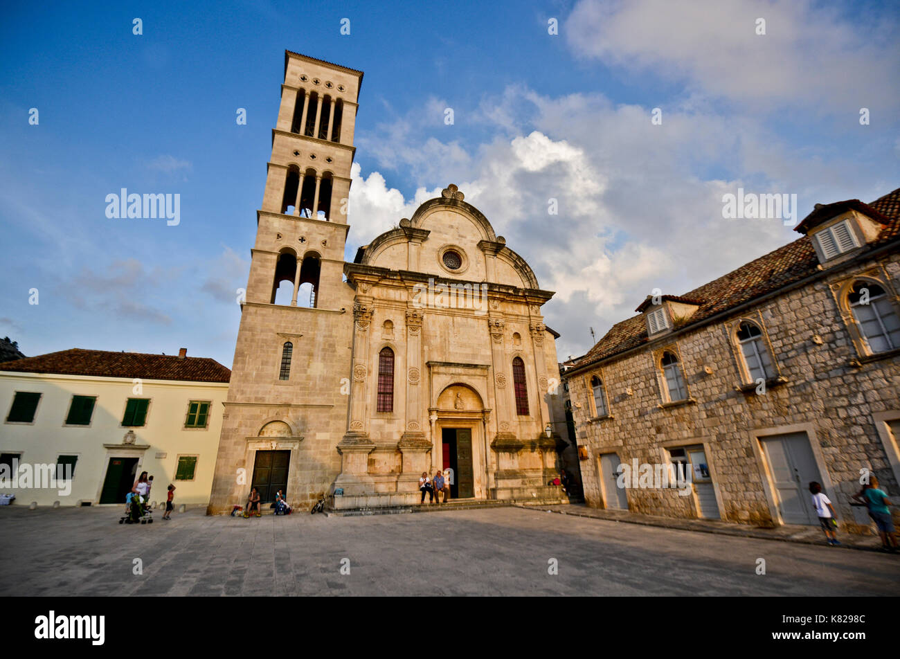 The Cathedral of St. Stephen, Hvar, Croatia Stock Photo - Alamy