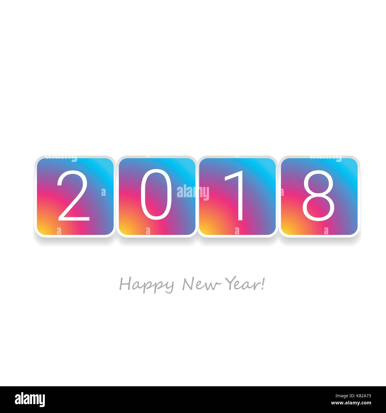 2018 vector vectors Cut Out Stock Images & Pictures - Alamy
