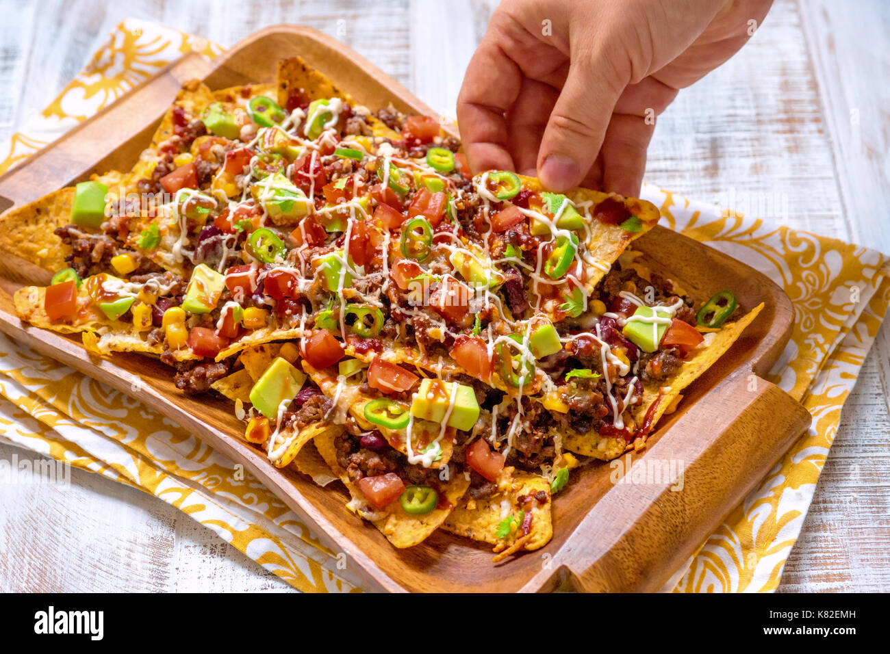 Ground beef corn pepper hi-res stock photography and images - Alamy