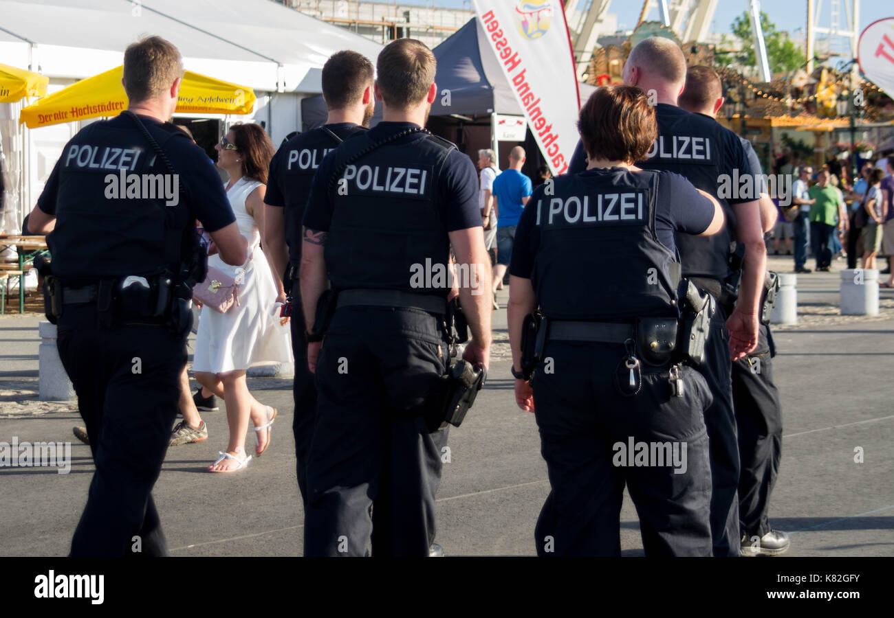 German female police officer hi-res stock photography and images - Alamy