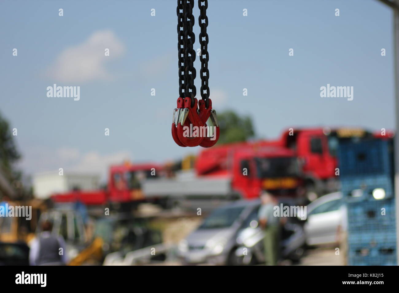 Kran auf einen schrottplatz hi-res stock photography and images - Alamy