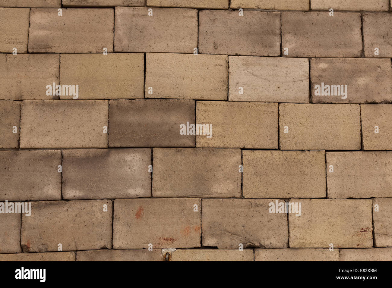 Background of big brown brick wall texture Stock Photo - Alamy