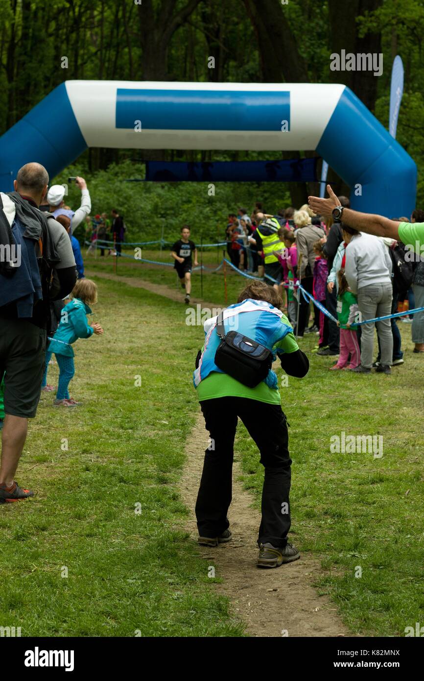 Cross country running children hi-res stock photography and images - Alamy