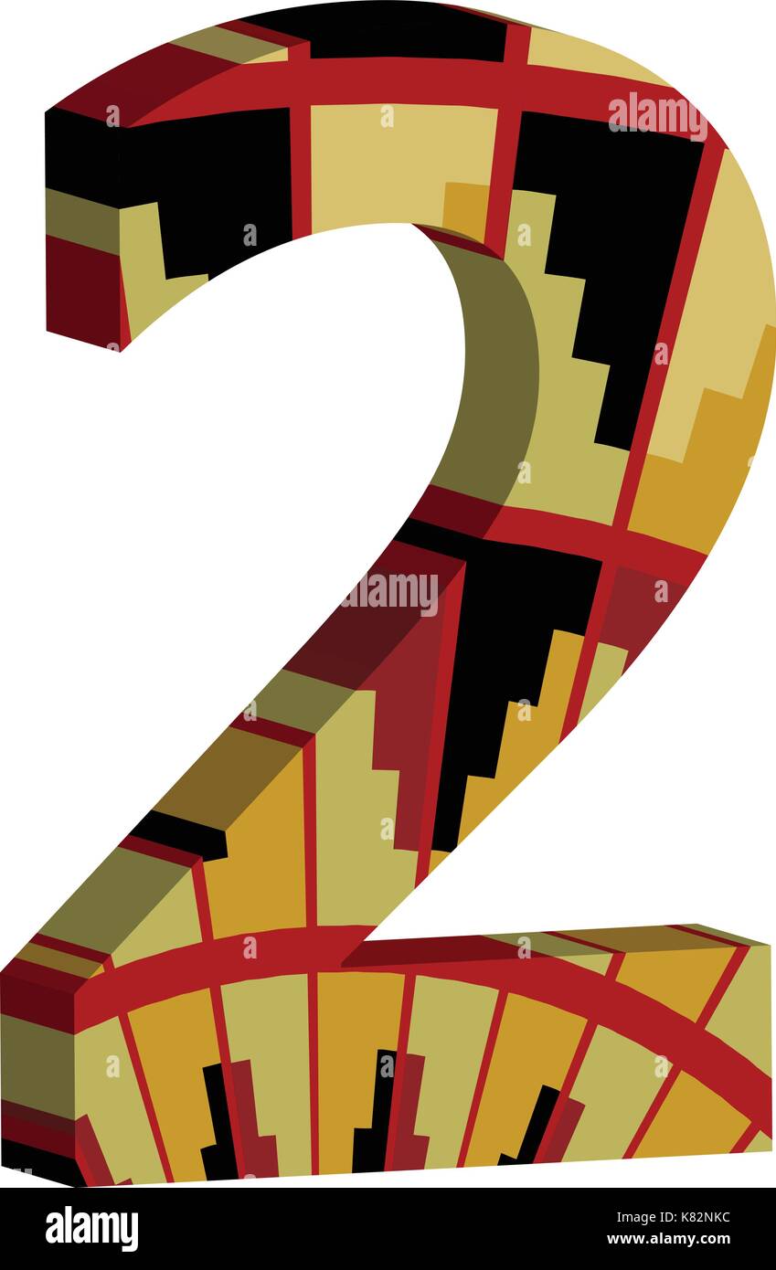 Isotype number 2 hi-res stock photography and images - Alamy